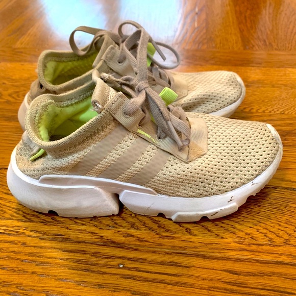 adidas | Shoes | Adidas Hirachis Cream Colored Boys Sneakers | Poshmark